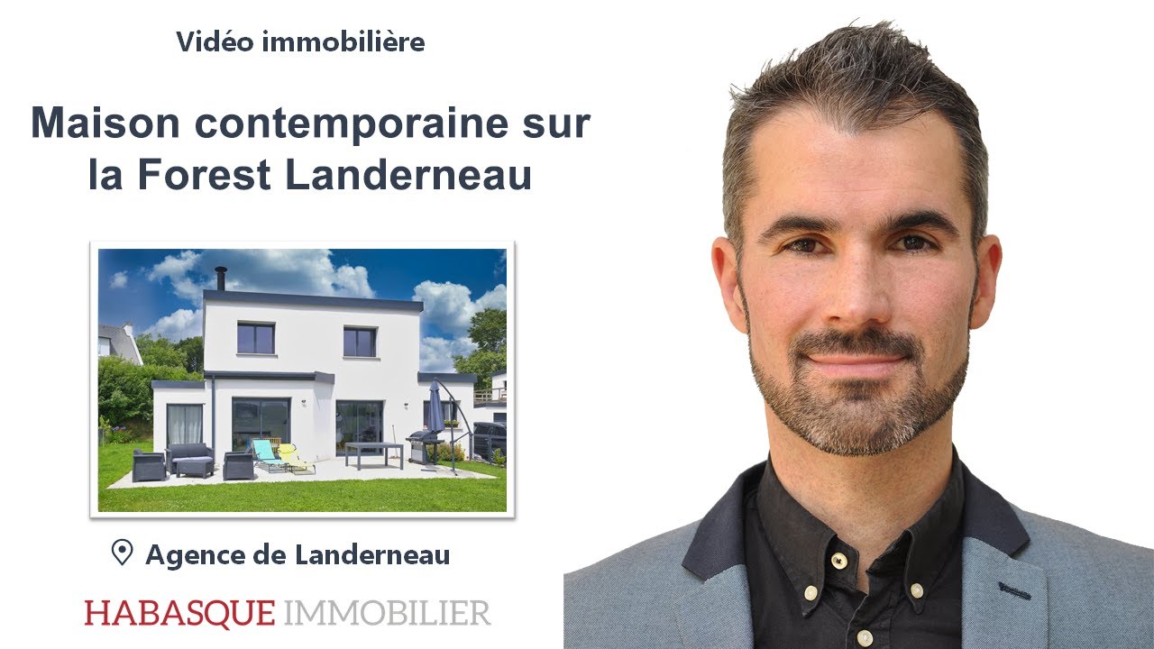 Habasque Immobilier Landerneau - Vente maison contemporaine la Forest ...