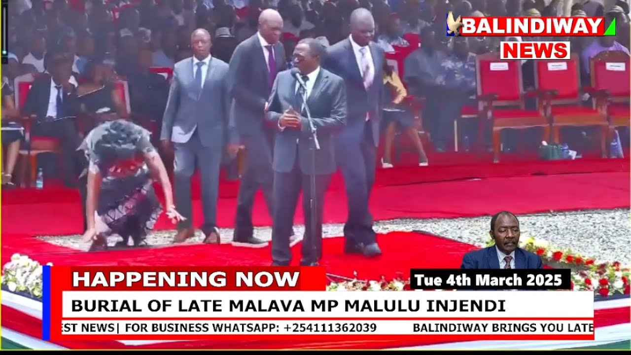 Drama as Kakamega women Rep Elsie Muhanda falls down infront of ...