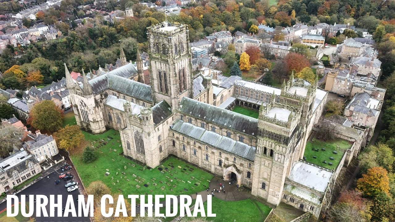 Durham Cathedral 4K Flyover - YouTube
