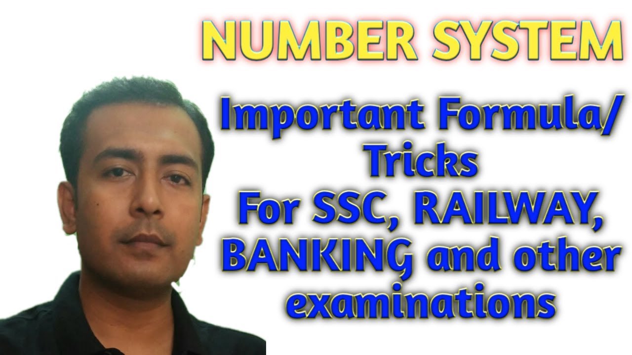 Number System Important Formula - YouTube