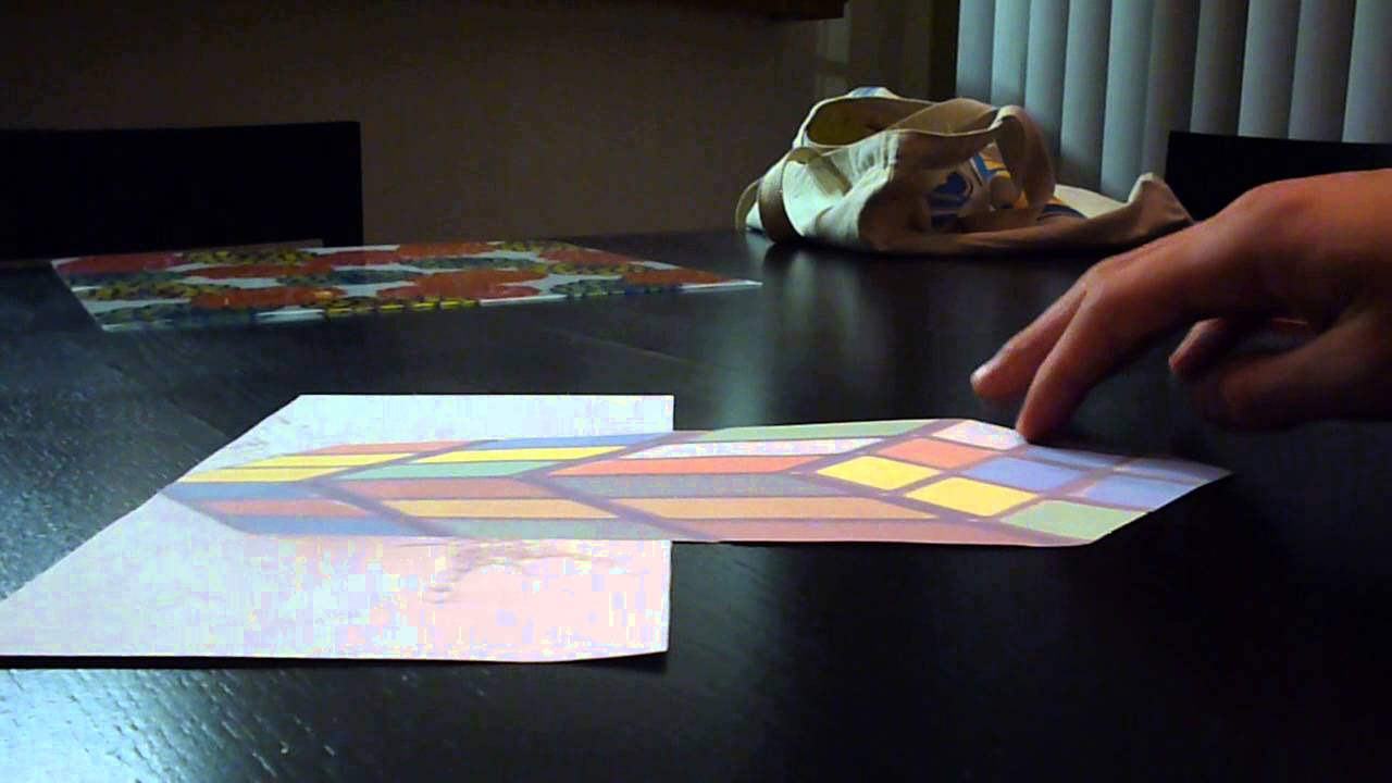 Anamorphic Rubik's Cube - YouTube