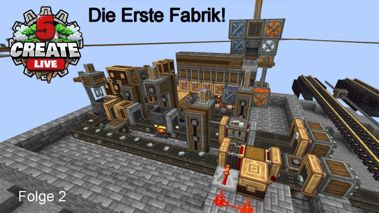 Die Erste Fabrik = Unendlich Andesite-Alloy | Create Live 5 | Folge 2 ...