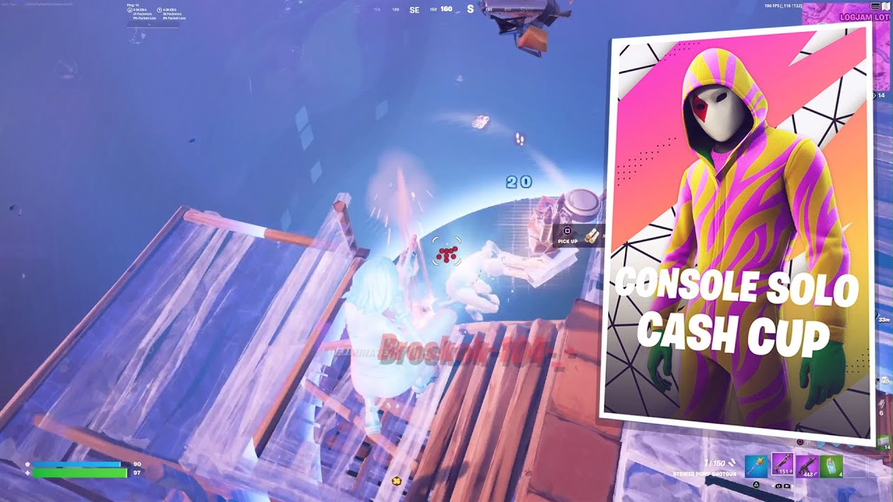 First Fortnite Console Solo Cash Cup Highlights (PS5 120FPS) - YouTube