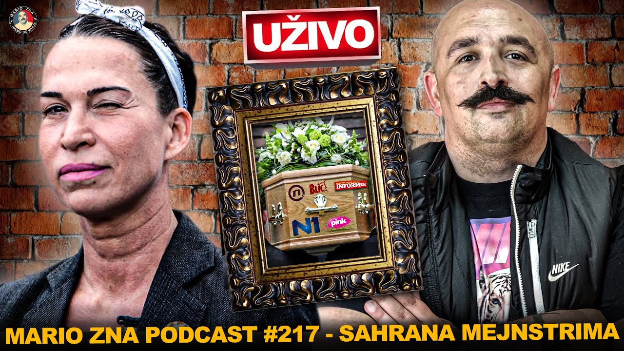 Jelena Maćić - Sahrana mejnstrima | Mario Zna 217 | Uživo - YouTube