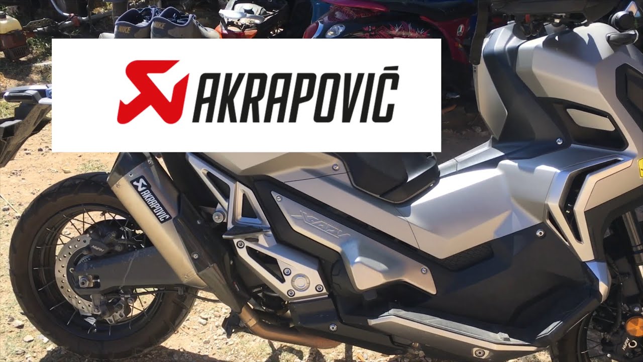 เสียงท่อ AKRAPOVIC Honda X-ADV 750 - YouTube