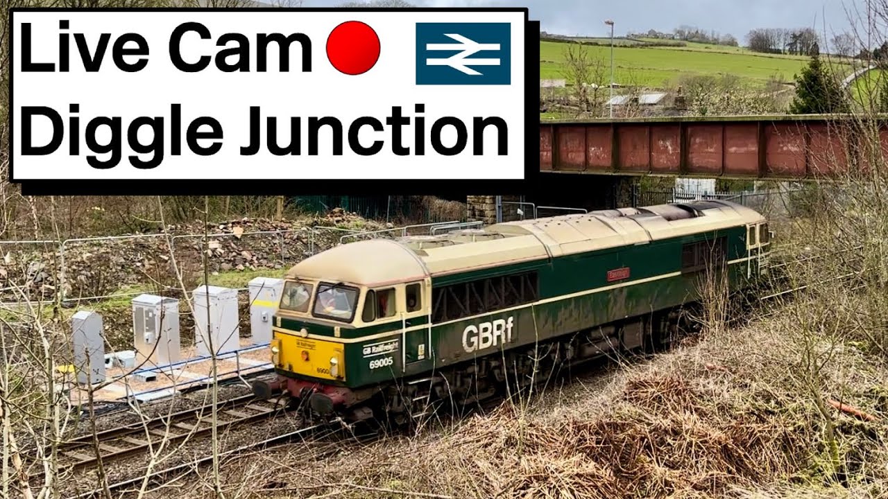 Diggle Junction Railcam LIVE - 07/04/2025 - YouTube
