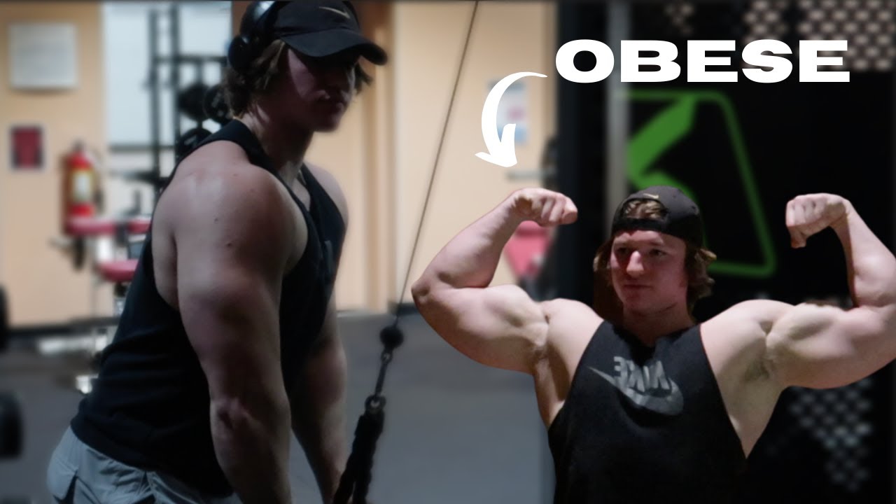 I am now obese... | Full Chest Tricep and Shoulder Workout - YouTube