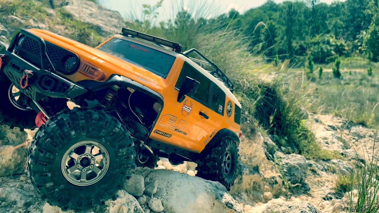 RGT Toyota FJ rock crawling 4x4 extreme off-road RC w/ @IansRC1031 ...