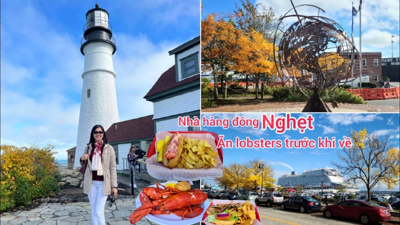 Dạo phố Portland ăn trưa và thăm ngọn hải Đăng nổi tiếng ở Tiểu bang ...