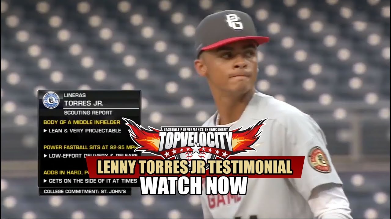 Lenny Torres Jr - 81-97mph - 3X Pitching Velocity Program - YouTube