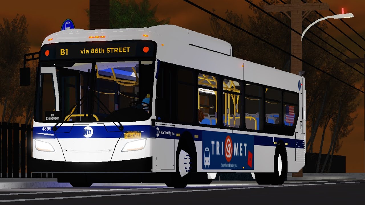 MTA: 2012 New Flyer Xcelsior XD40 [4899] on a Manhattan Bch bound B1 ...