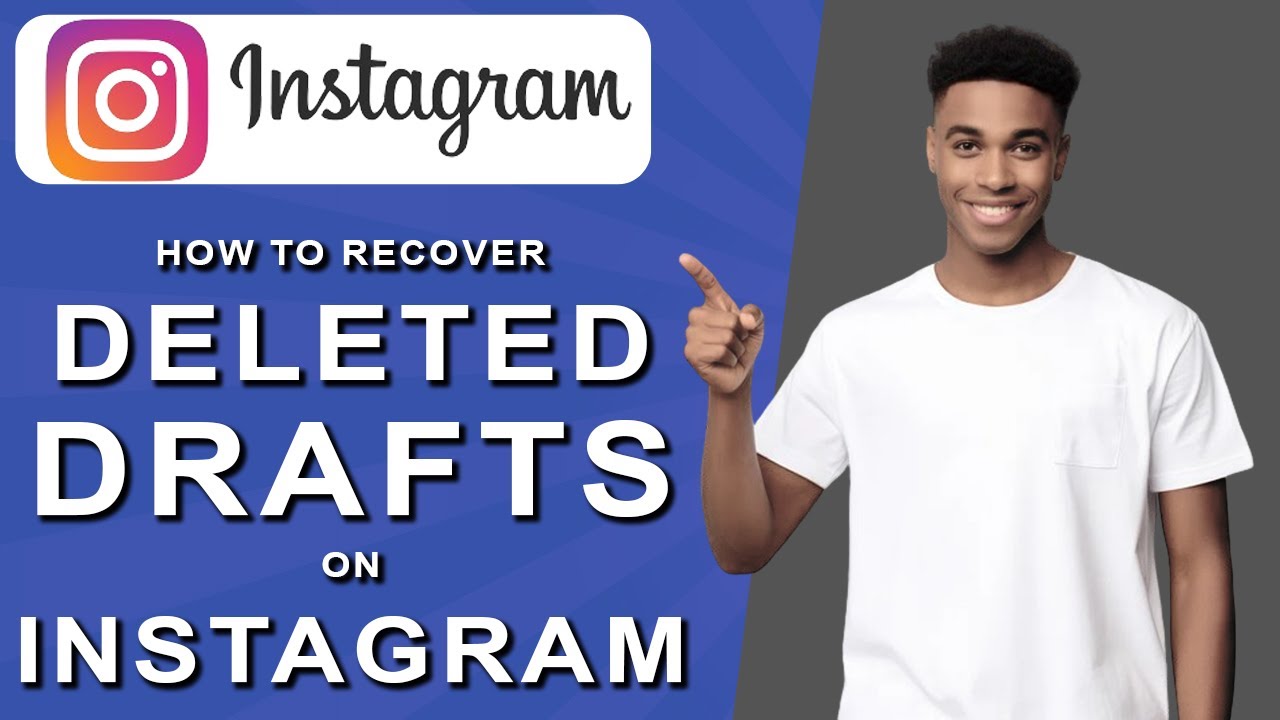 How to recover deleted drafts on instagram (2024) - YouTube