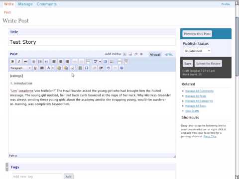Formatting Your FanFic - YouTube