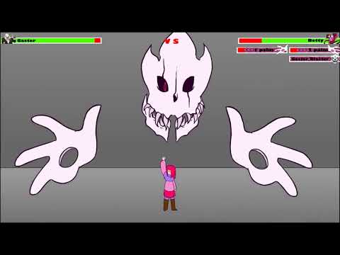 Gaster Vs Betty with healthbars