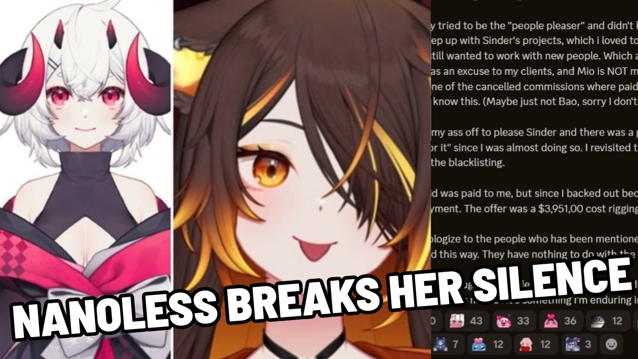 VTUBERS CALL OUT NANOLESS FOR HER BAD STATEMENT - SHE RESPONDS TO ...