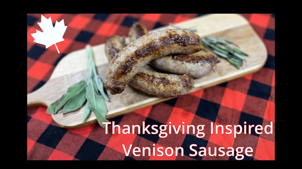 Delicious Thanksgiving Inspired Venison Sausage Recipe - YouTube