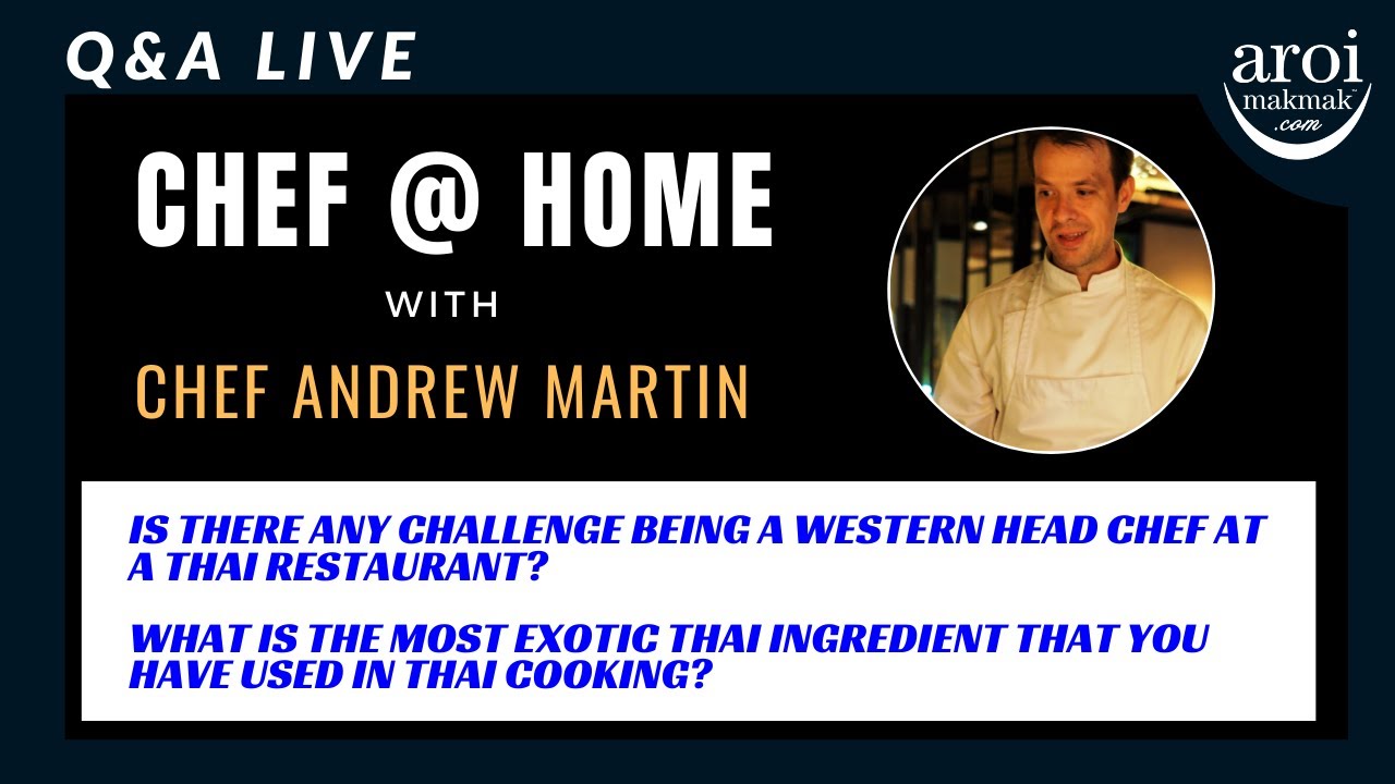 Chef @ Home with Chef Andrew Martin - YouTube