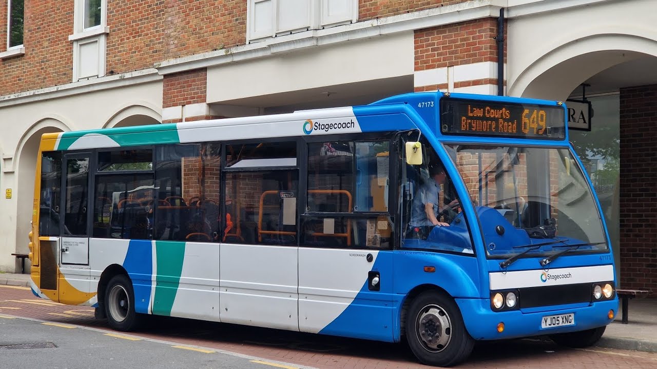 Onboard Stagecoach Bus 47173 - Optare Solo - Route 649 - (YJ05 XNG ...