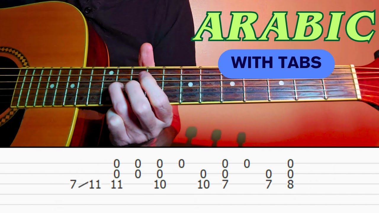 Arabic Inspired Guitar in Heavy Open Tuning {With Tabs} - YouTube