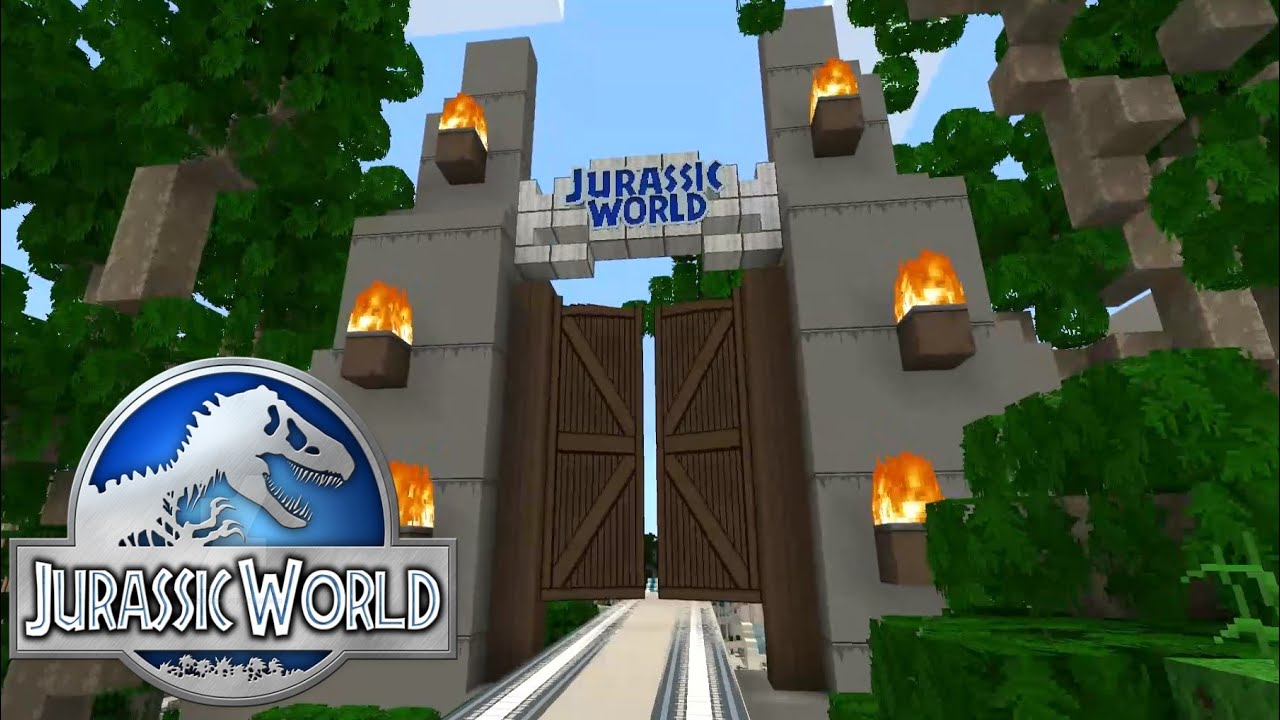 EXPLORING JURASSIC WORLD!!! Building Jurassic World | Episode 3 - YouTube
