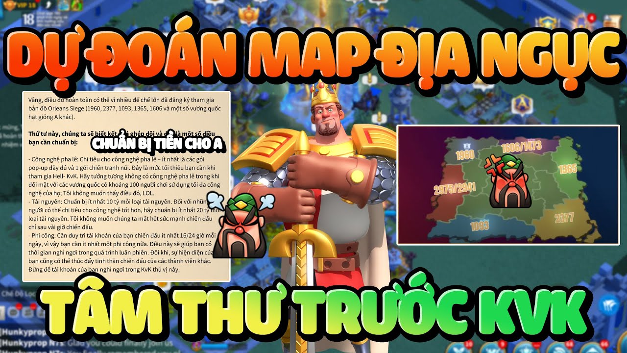 Tâm Thư 2975 Trước Khi Lên Thớt - 2 Map KvK Có Thể Xảy Ra 1960 2377 ...