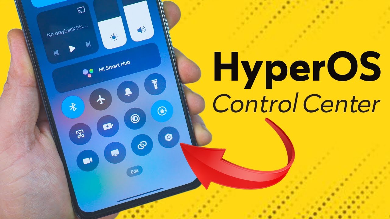 ADD HyperOS Control Center With Settings Toggle on Your Xiaomi Phone ...