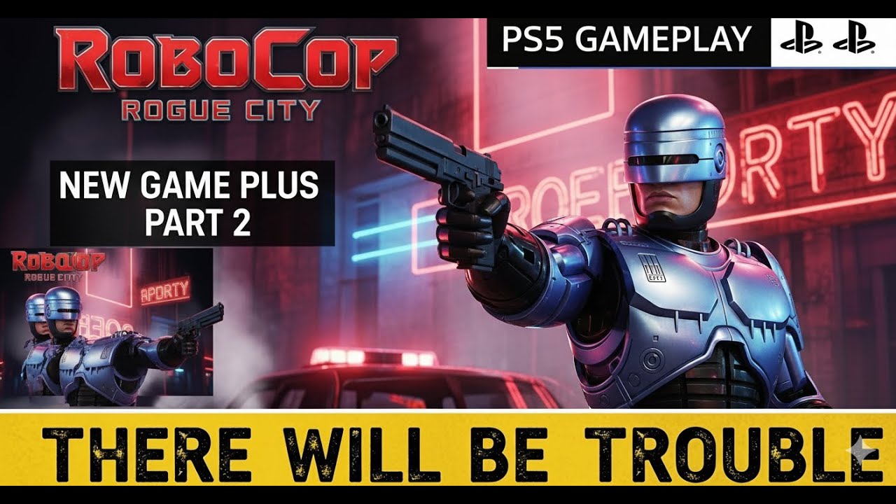 RoboCop Rogue City - New Game Plus part 2 - Ps5 Gameplay - There Will ...