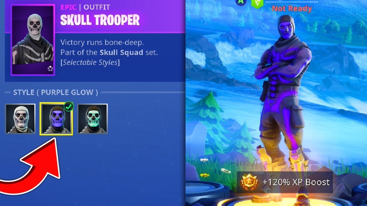 How To Get PURPLE SKULL TROOPER in Fortnite Battle Royale! - YouTube
