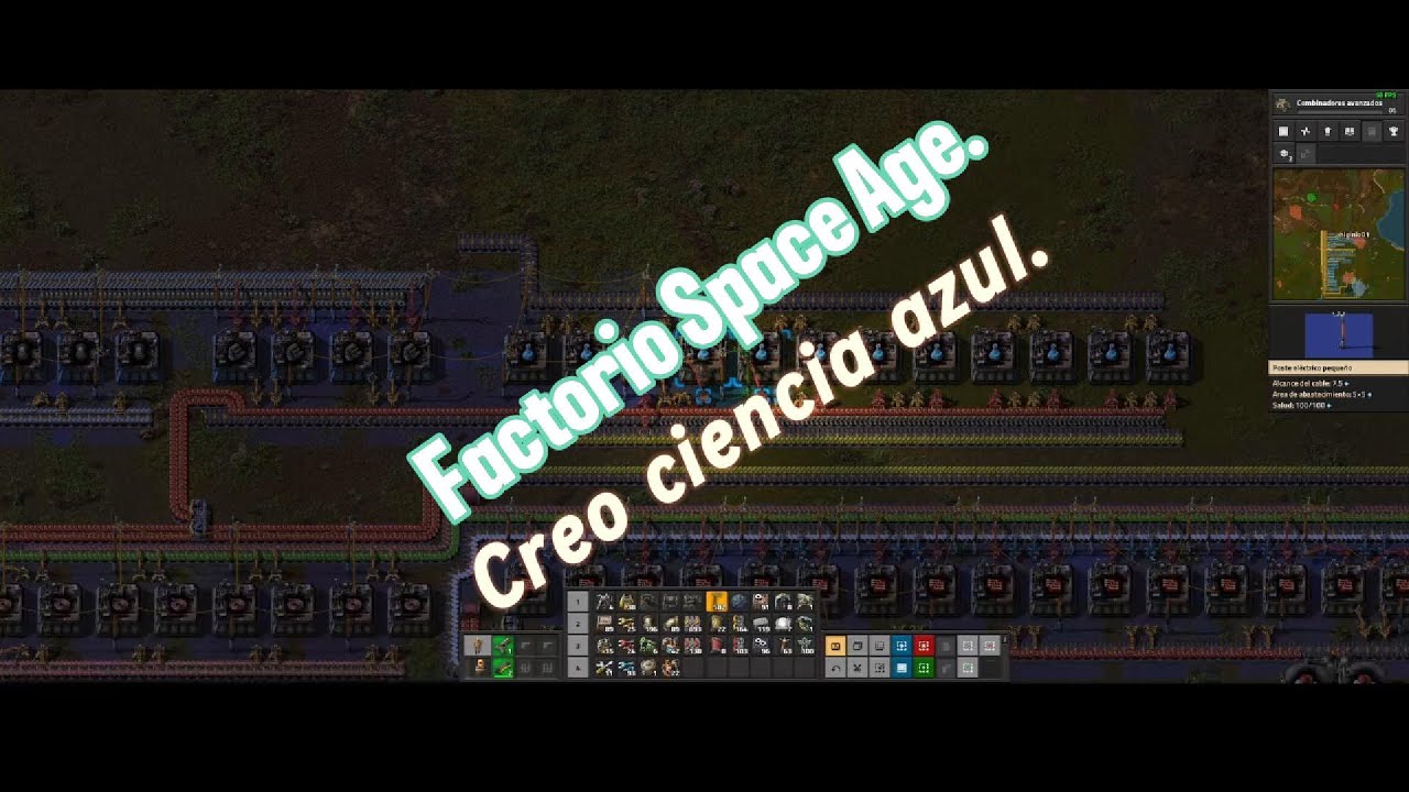 Factorio Space Age. I believe in blue science,(Creo ciencia azul) - YouTube