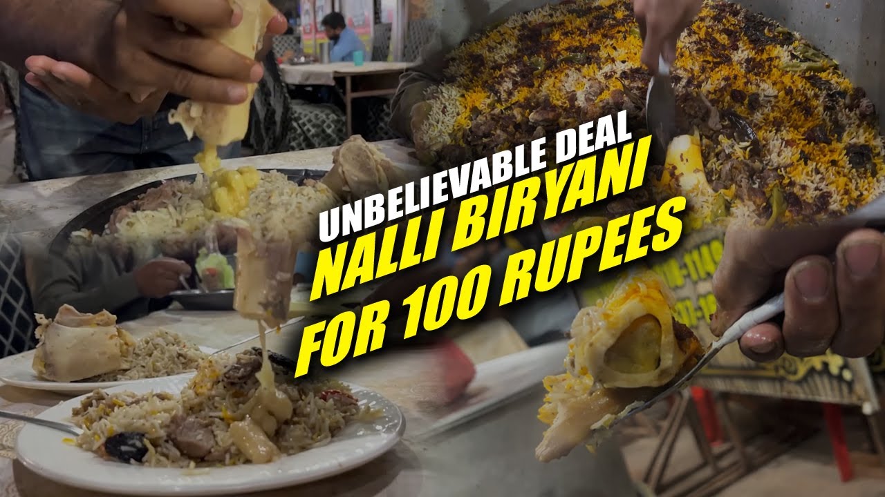 Nalli Biryani For Just 100 Rupees In Karachi | KHAAPA - YouTube