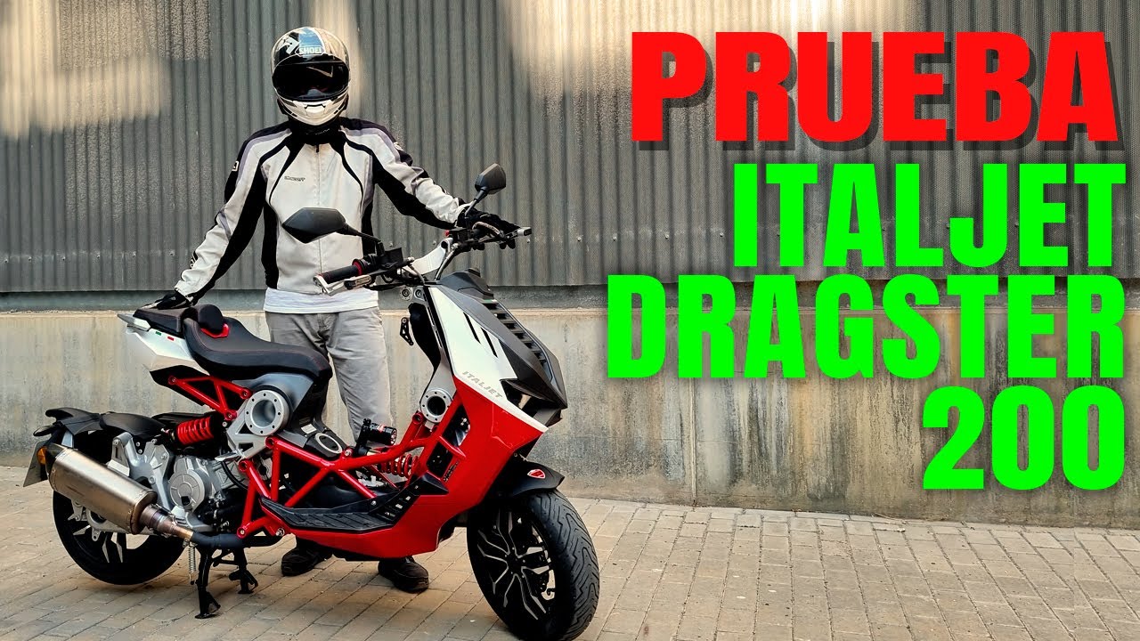 Italjet Dragster 200 🏍 Prueba Test Review Caballero Motorista