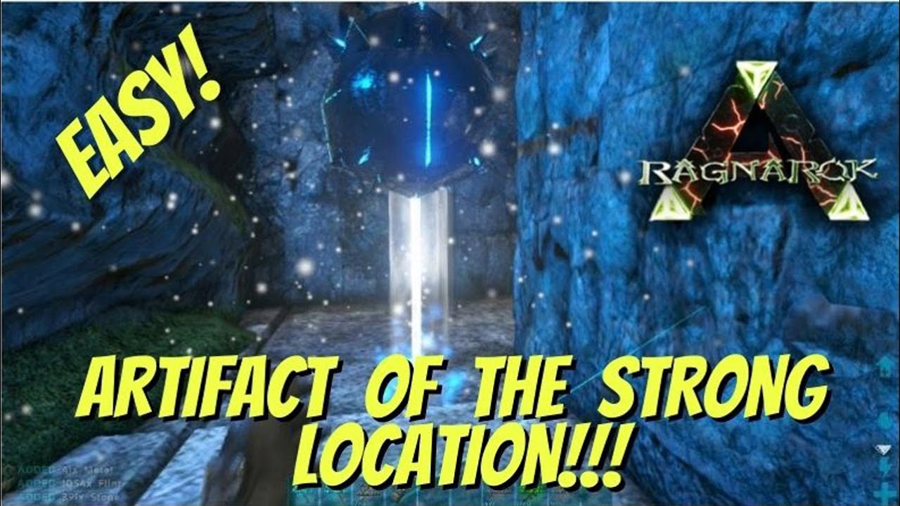 ARK RAGNAROK ARTIFACT OF THE STRONG LOCATION!!! EASY TUTORIAL ...