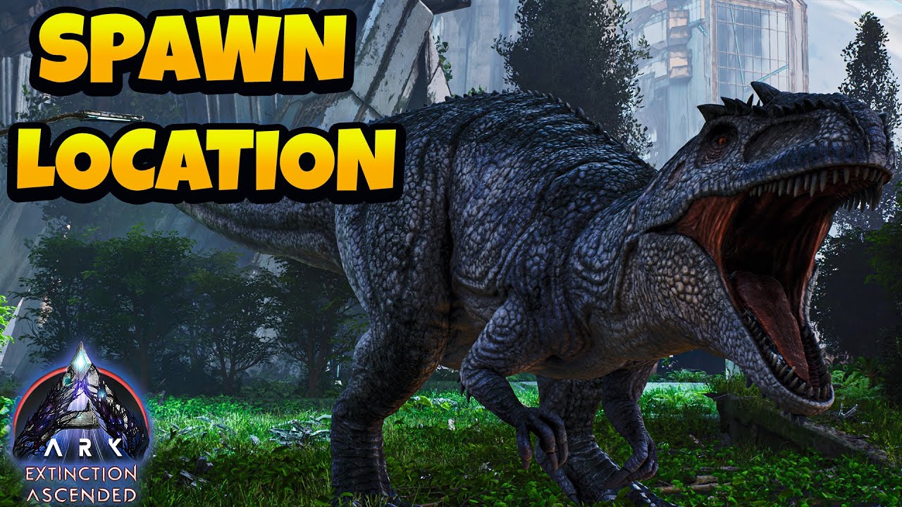 How to Find Giganotosaurus in ARK Ascended - Extinction Map - YouTube