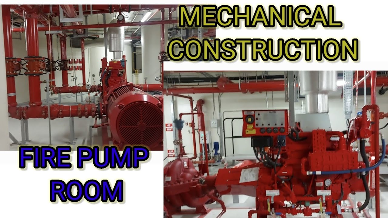FIRE PUMP ROOM- MECHANICAL CONSTRUCTION - YouTube