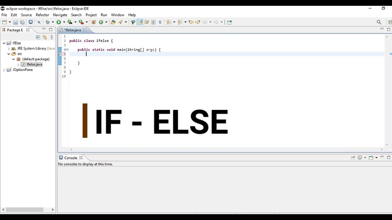 Introduzione IF - JAVA - YouTube