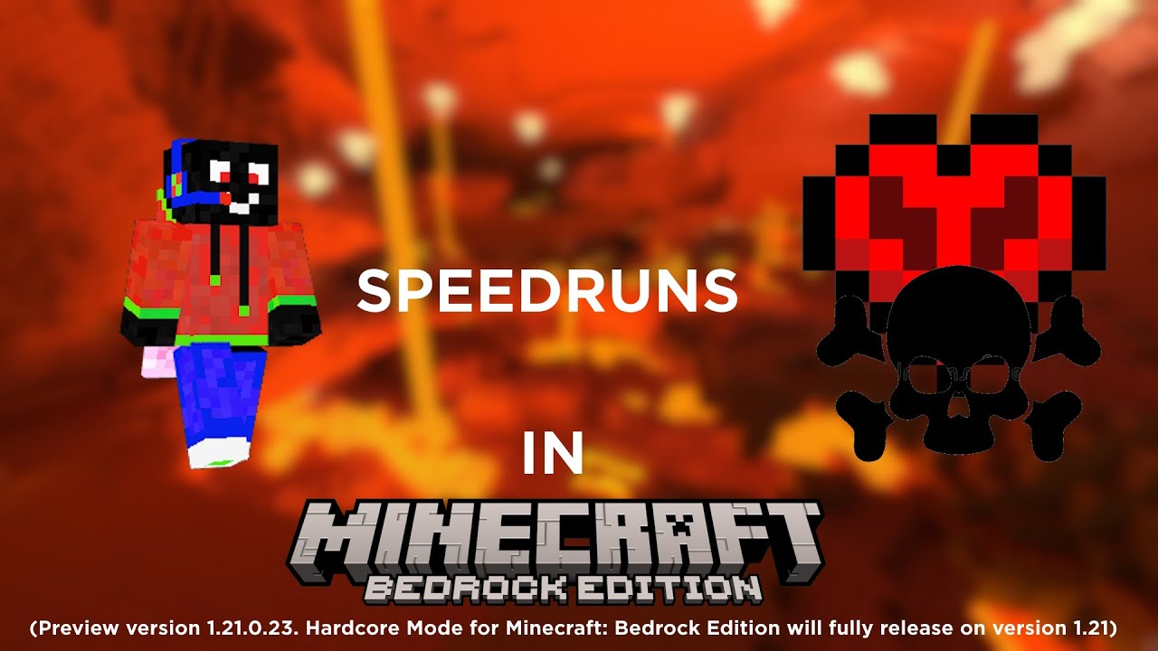 Minecraft Hardcore Death Speedrun! [Minecraft Bedrock Preview] (Read ...