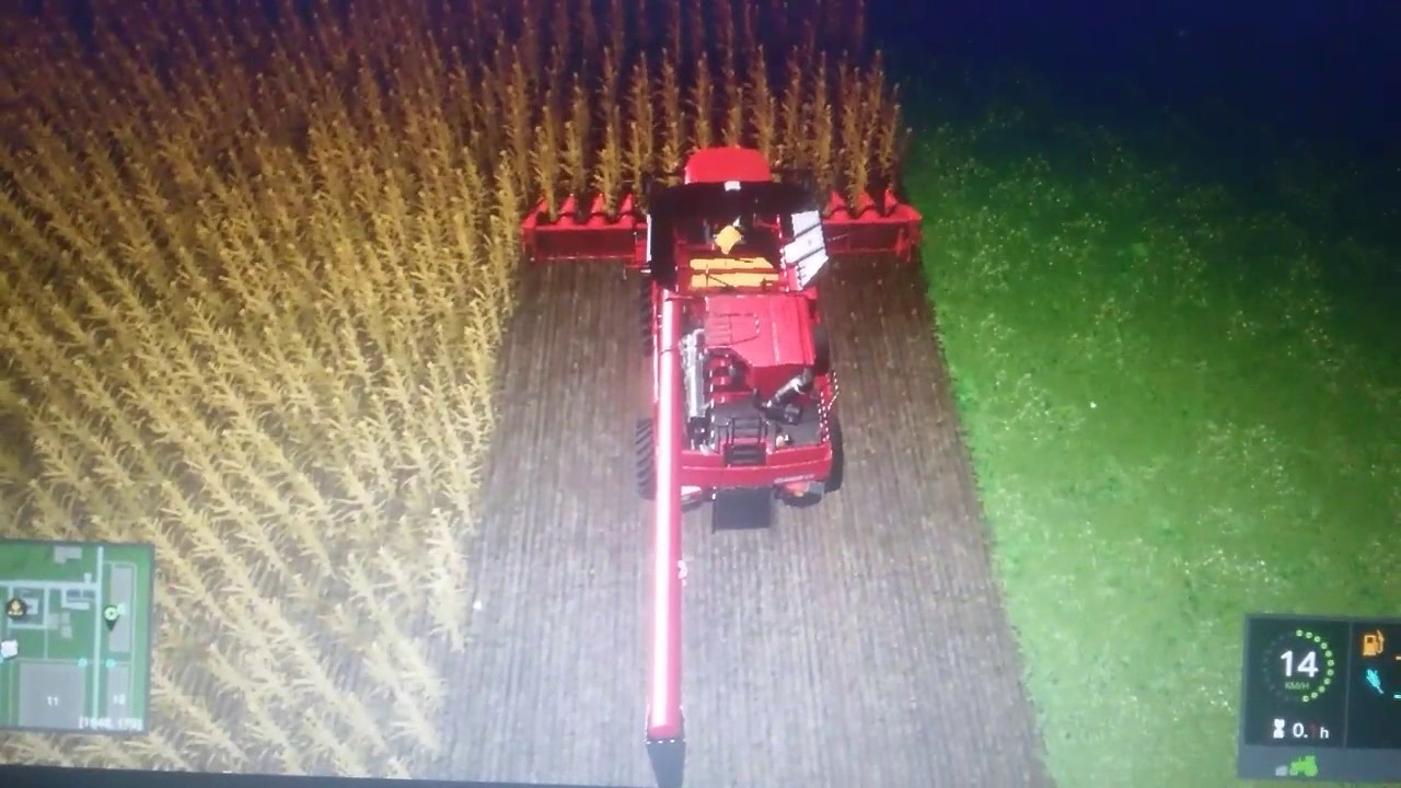 Farming simulator 17 corn harvesting - YouTube