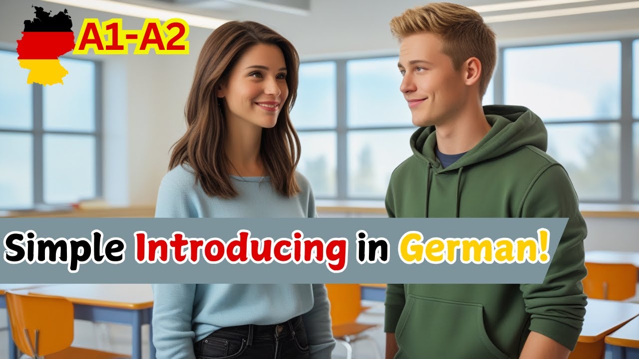 Basic German Conversation | Introducing Yourself (A1 Level) | Deutsch ...