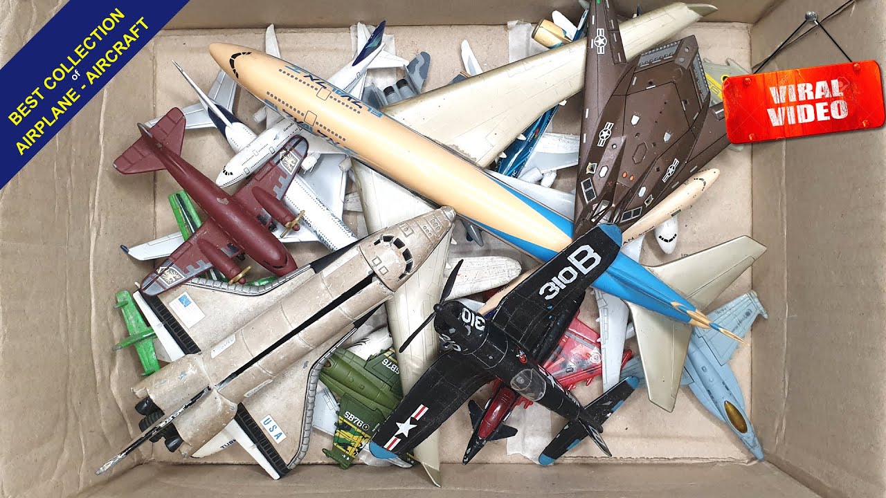 BEST COMPILATION of Diecast airplane airlines and fighter jet Planes ...
