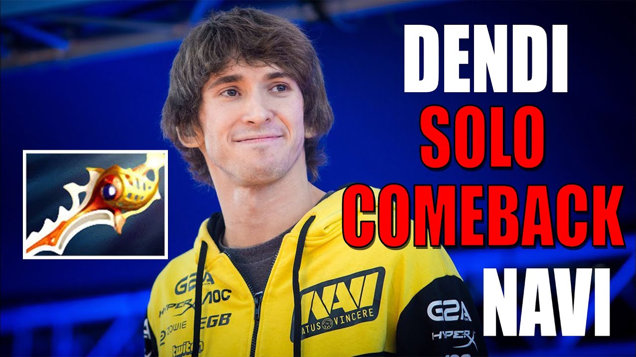 NAVI DENDI MADE A SOLO COMEBACK WITH DIVINE RAPIER DOTA 2 - YouTube