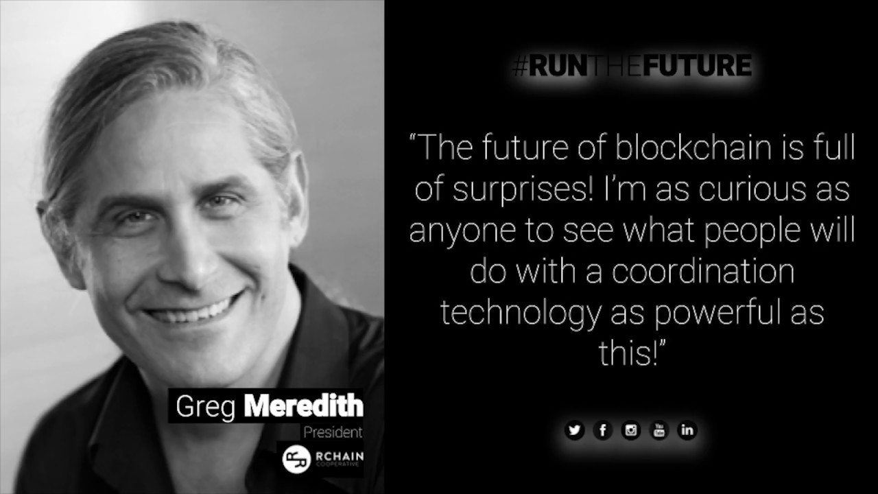 Greg Meredith Future of Blockchain Keynote at Runway Innovation Hub ...