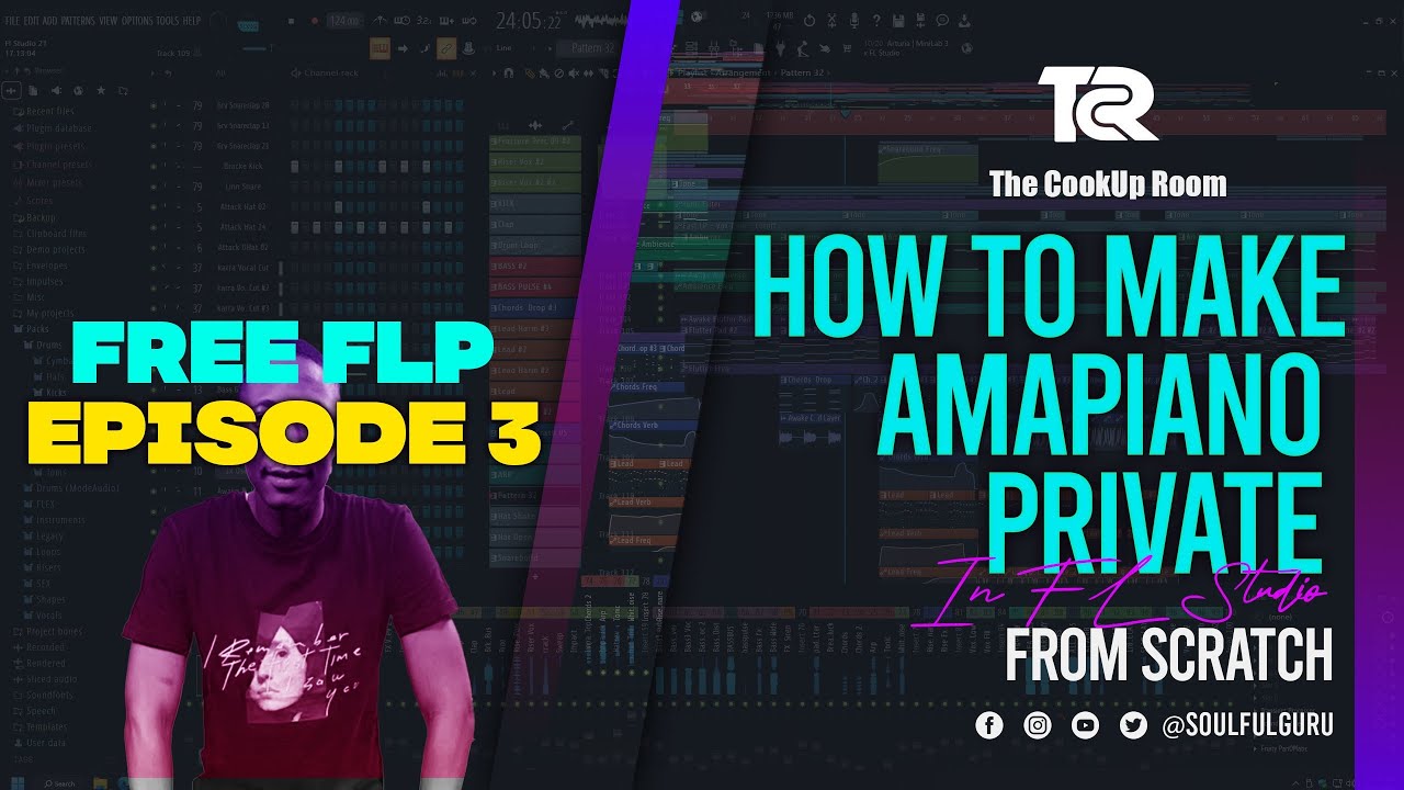 [FREE FLP] How to Make Amapiano Private in FL Studio (Full Beat ...