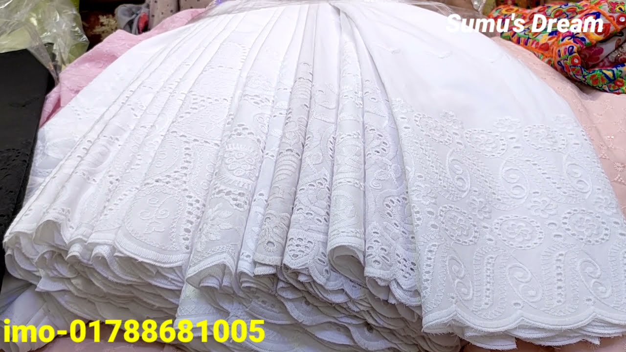Exclusive indian cotton gouge fabric collection || goj kapor||কটন গজ ...