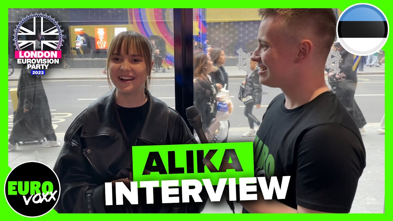 ALIKA - BRIDGES (INTERVIEW) // London Eurovision Party 2023 // Estonia ...