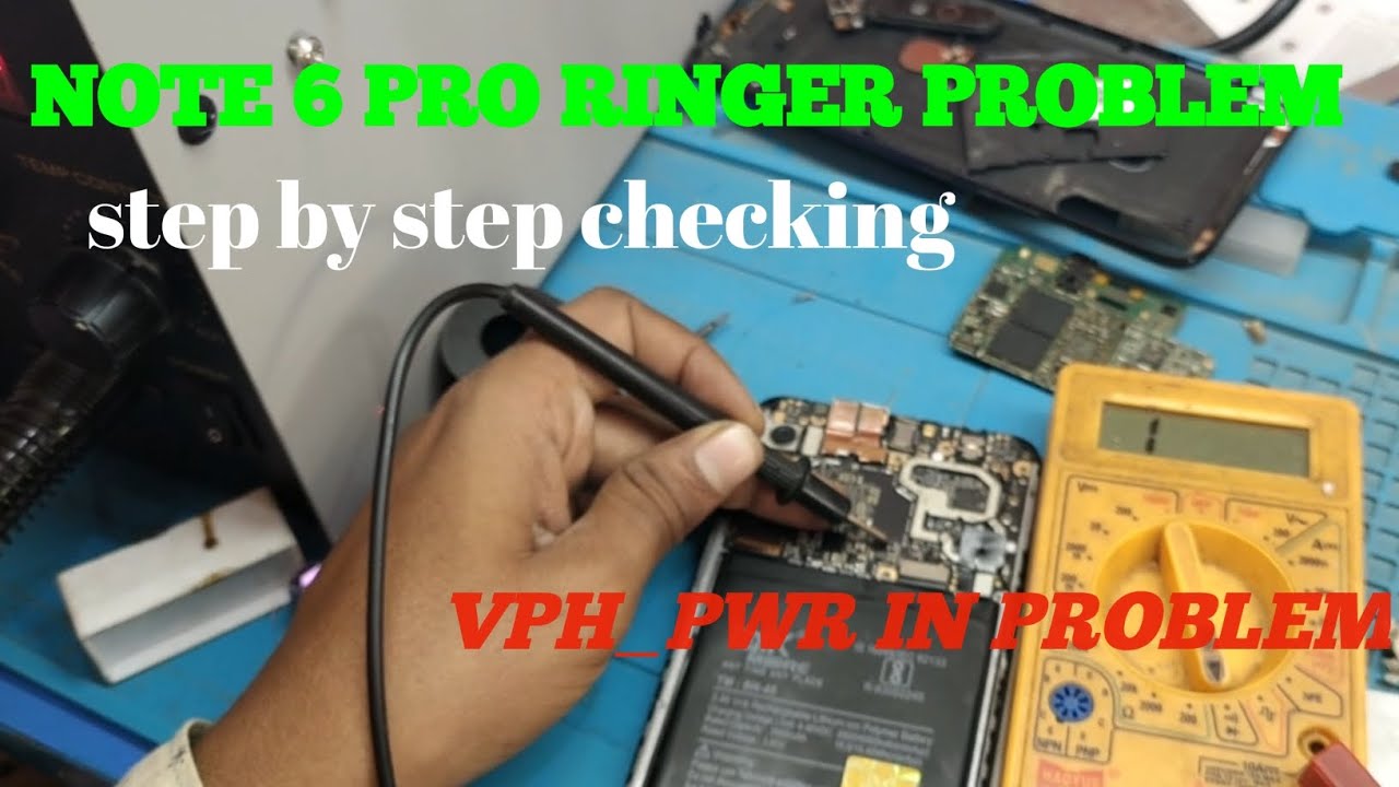 redmi note 6 pro ringer problem( IC problem vph power missing coil ...