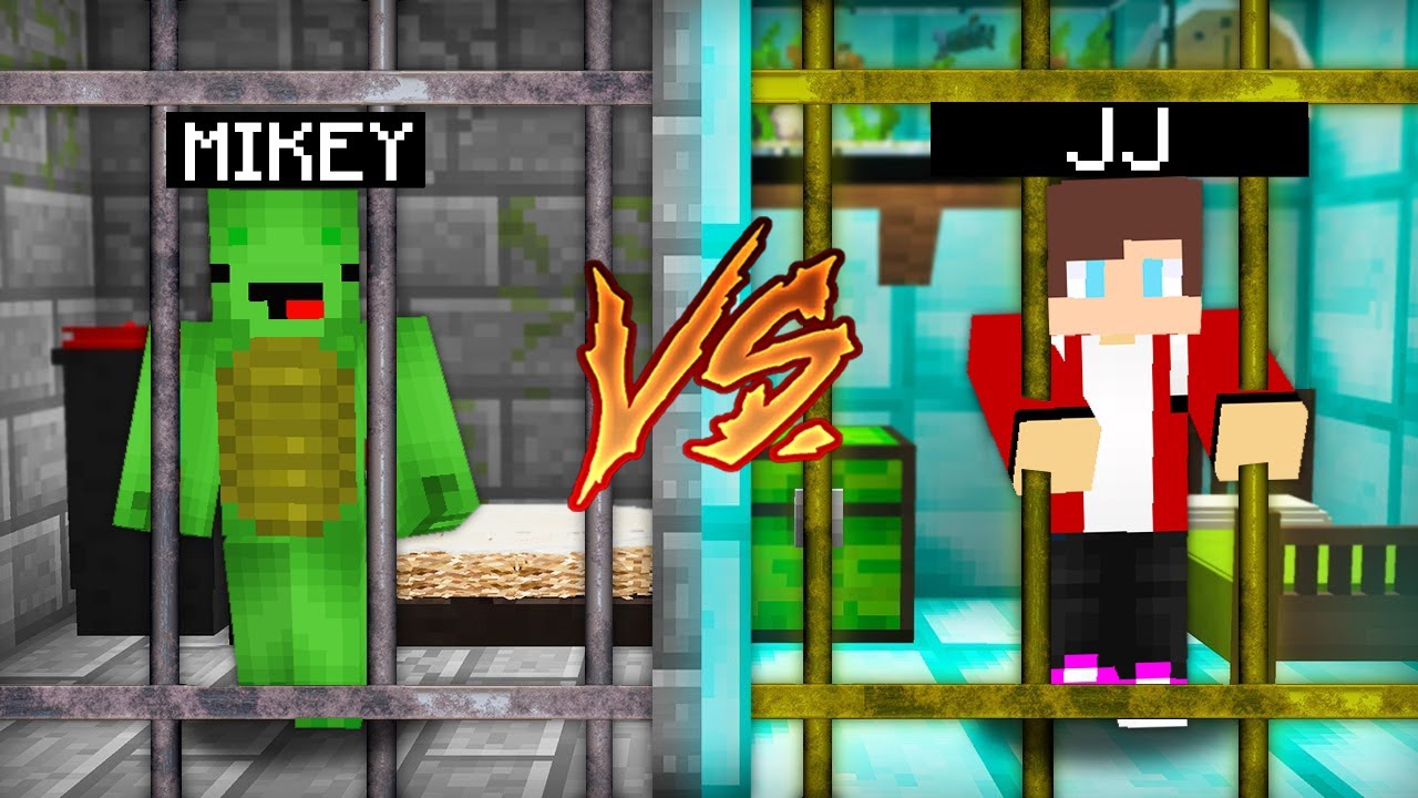 Mikey and JJ - JAIL PRANKED in Minecraft gameplay by Mikey and JJ (Maizen Parody) Mike - YouTube