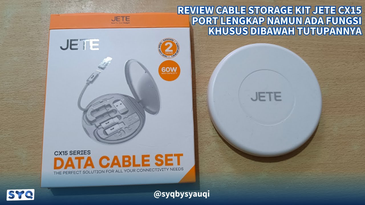 REVIEW JETE CX15 Data Cable Set Multifungsi 8 in 1 - YouTube
