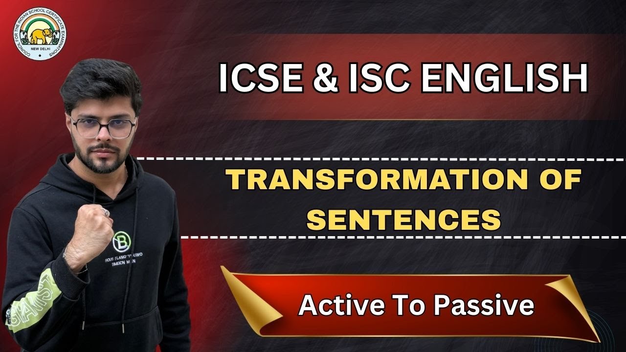 Active To Passive Voice | Transformation of Sentences | ICSE & ISC ...