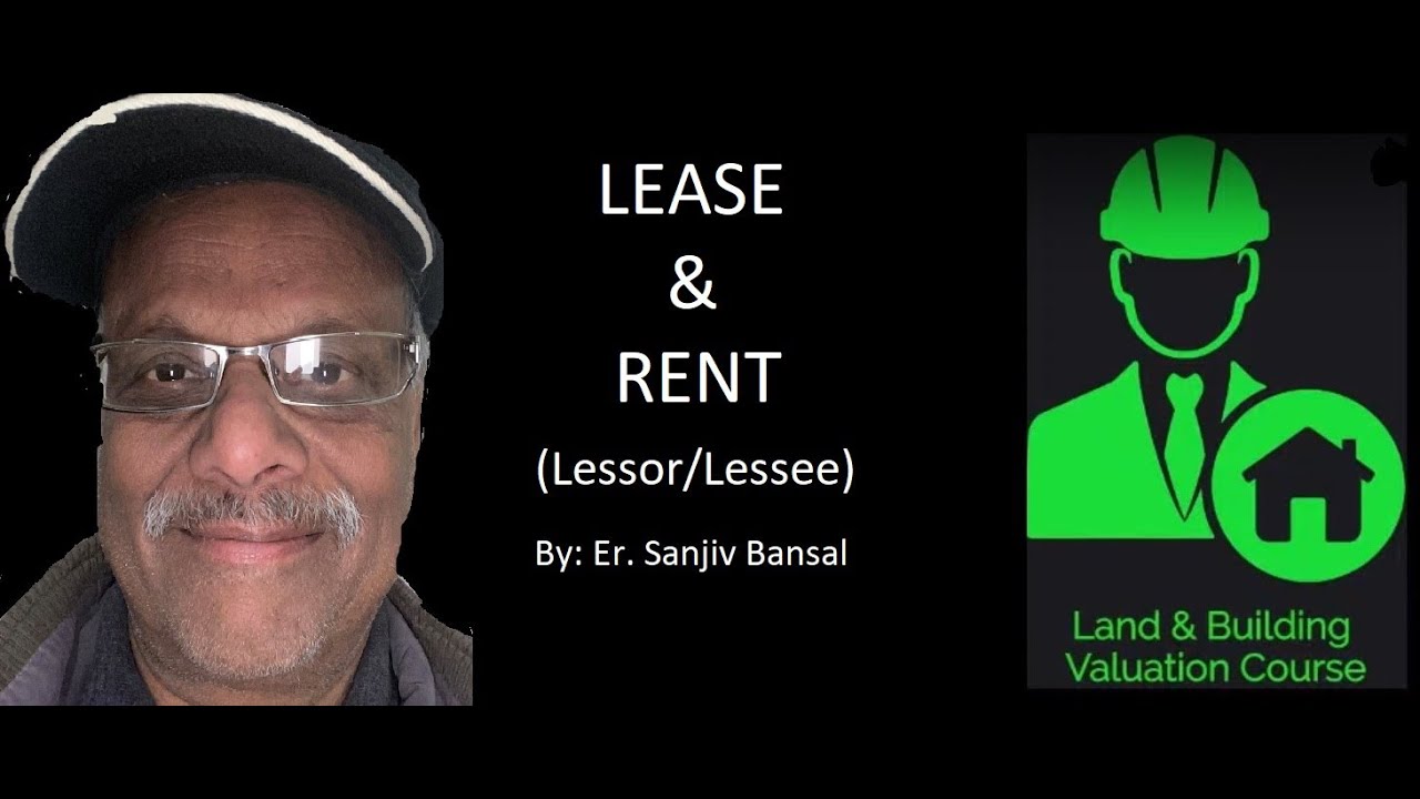 Lease and Rent (Lessor/Lessee) | Land and Building Valuer | Hindi ...