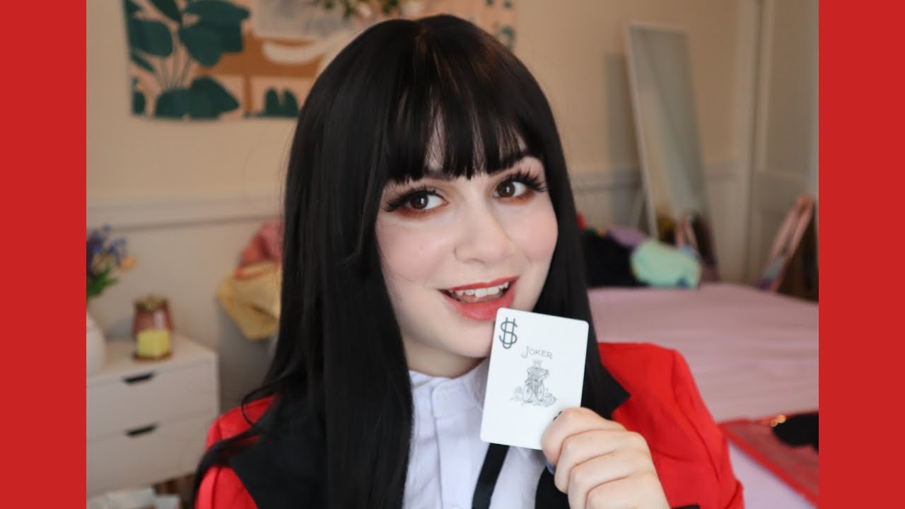 yumeko jabami from kakegurui cosplay makeup tutorial 🃏♥️ - YouTube